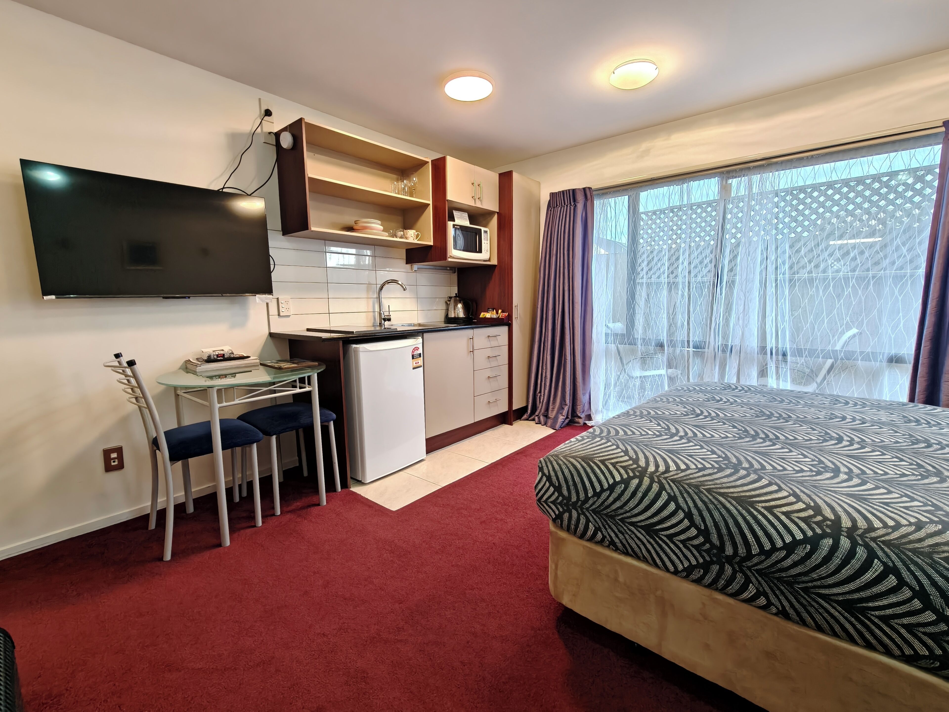 Estúdio Standard, não fumadores, kitchenette (1 Night in Christchurch..) | Camas de colchão pillowtop, quartos insonorizados 