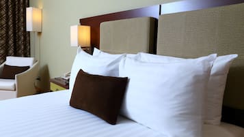 Quarto Executivo, 1 cama queen-size | 1 quarto, roupa de alta qualidade, minibar