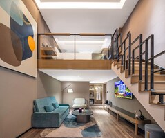 Suite Superior, 1 cama king-size (Duplex) | Edredões de penas, secretária, cortinas/cortinados opacos 