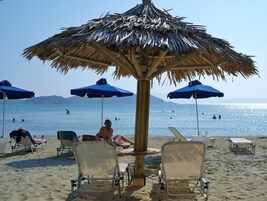 Perto da praia, autocarro para a praia