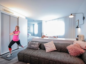 Suíte luxo, 1 cama de casal | 1 quarto, cofres nos quartos, escrivaninha