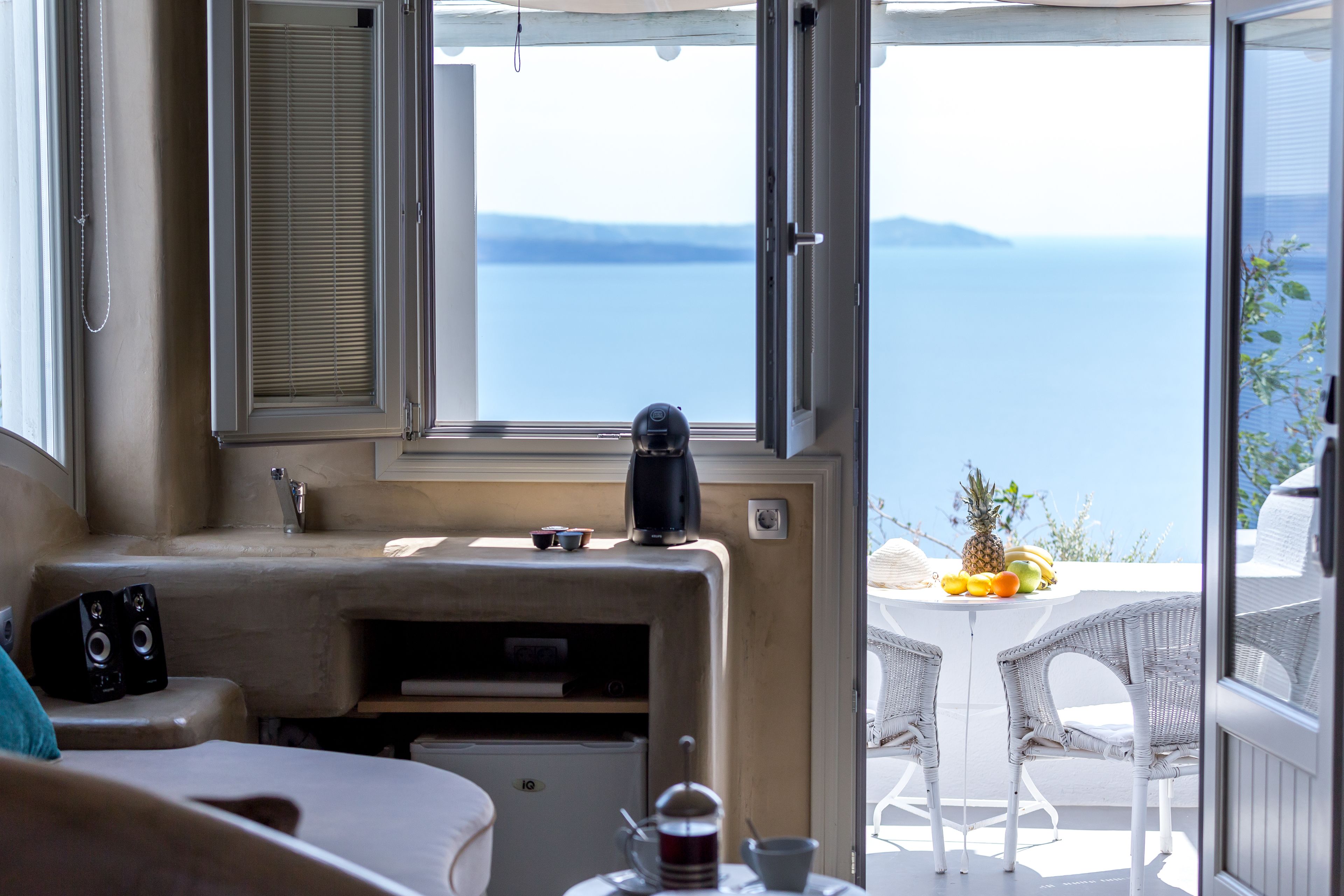 Superior Villa with Outdoor Hot Tub and Caldera view | Vista do quarto