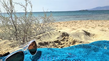 Na praia, prática de remo/canoagem