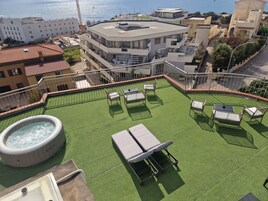 Terraço no piso superior