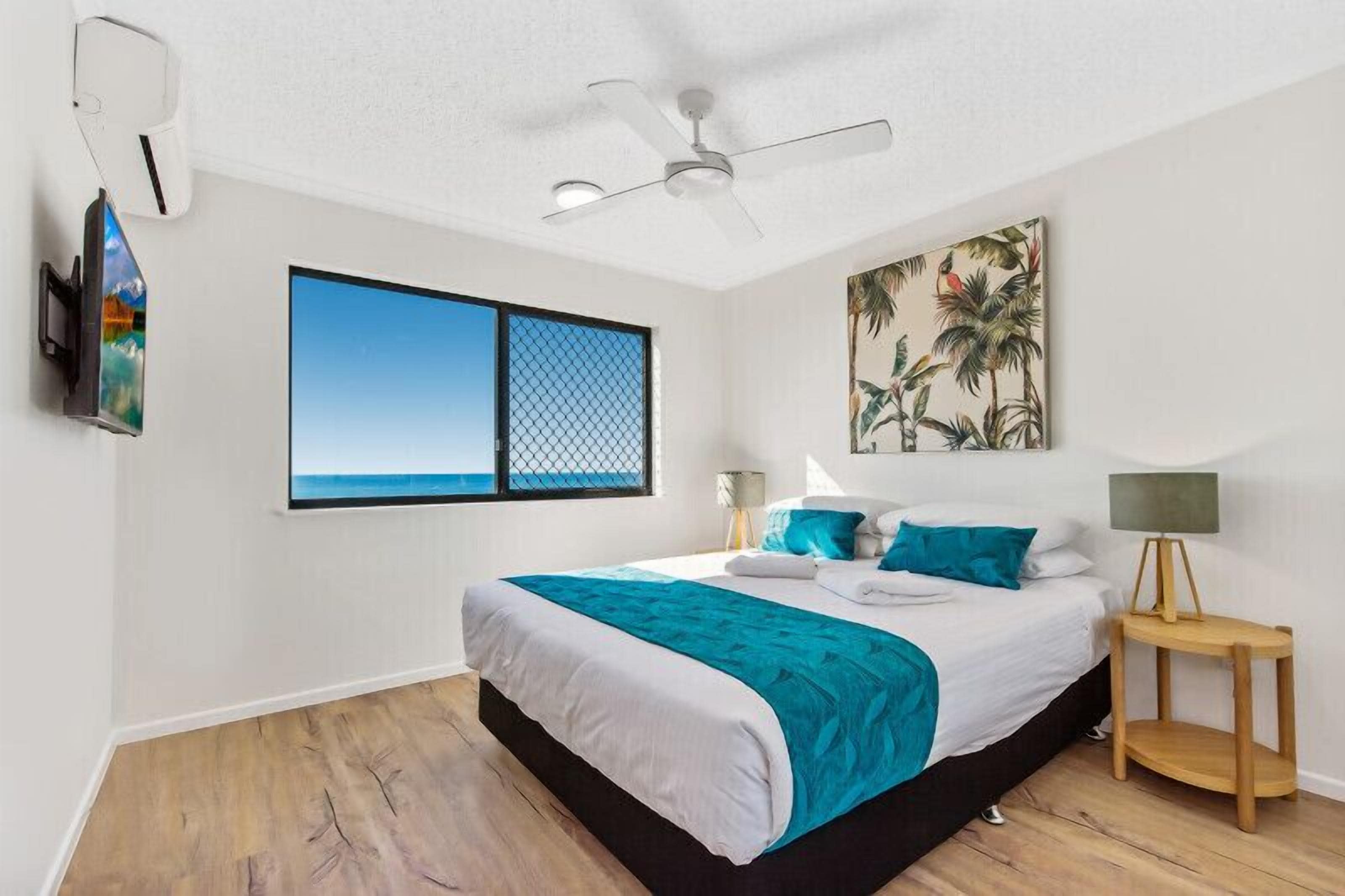 Apartamento, 3 quartos, vista para o oceano | Quartos insonorizados, ferro/tábua de engomar, Wi-fi grátis 