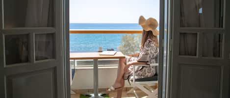 Suíte luxo, vista para o mar | Vista para praia/oceano