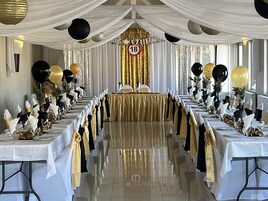 Área para festas de aniversário