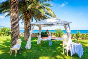 Salas para tratamentos a dois, tratamentos corporais, aromaterapia