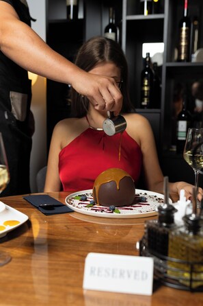 Café da manhã, almoço e jantar