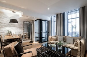 Quarto superluxo, 1 cama King | Vista do quarto