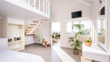 Bungalow, vista para o mar (Sunset) | Roupa de alta qualidade, cofre no quarto, com decoração personalizada