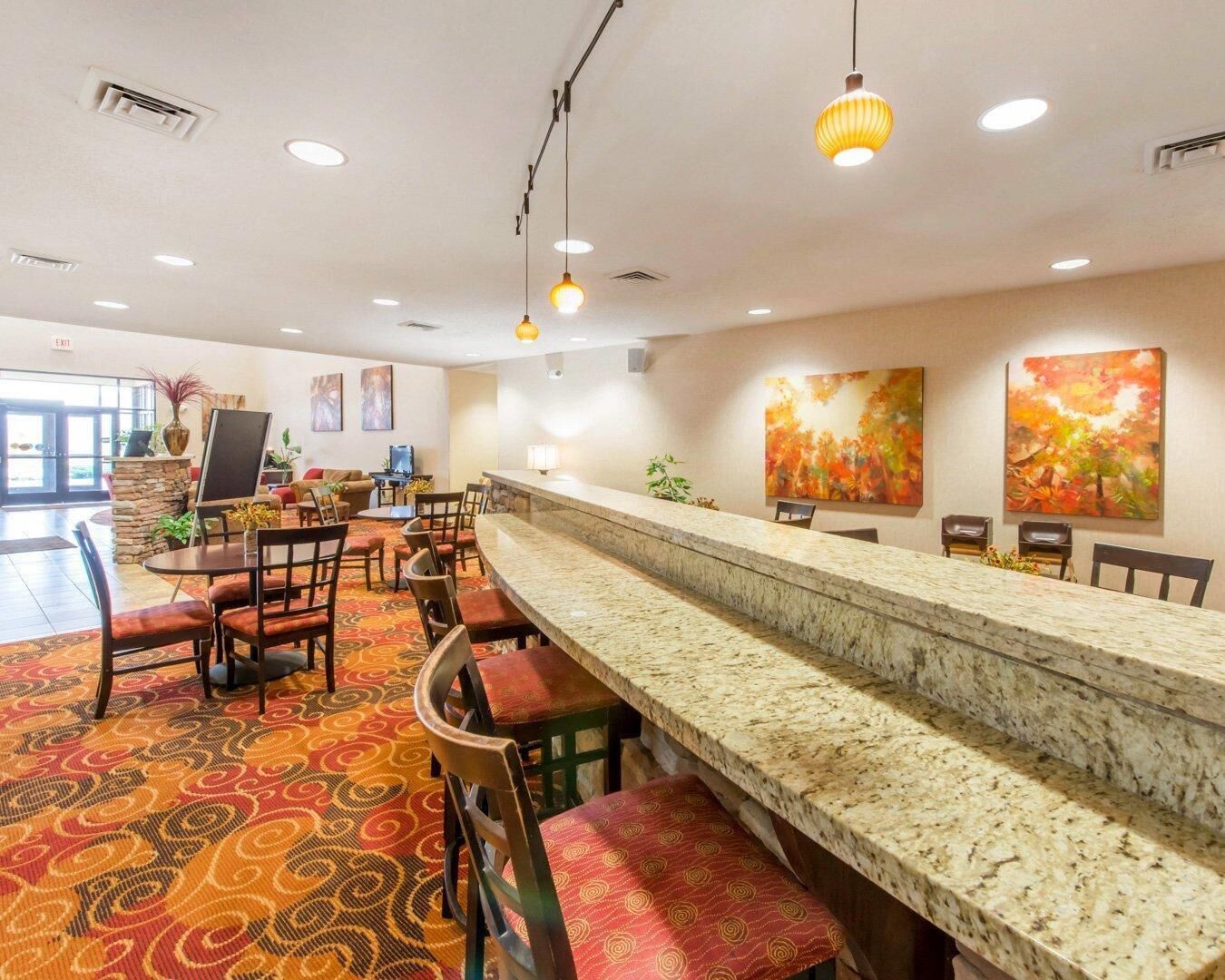 Café da manhã com buffet grátis