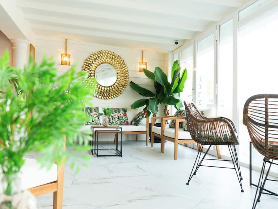 Sala de estar do lobby