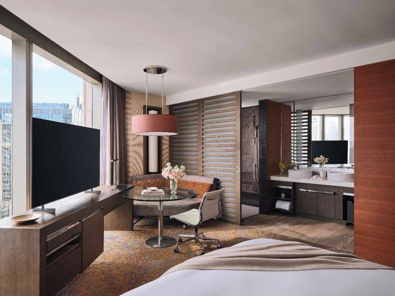 Quarto Superior, 1 cama king-size | Roupa de alta qualidade, edredões de penas, cofre no quarto 