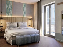 Minibar, cofre no quarto, secretária, cortinas/cortinados opacos 