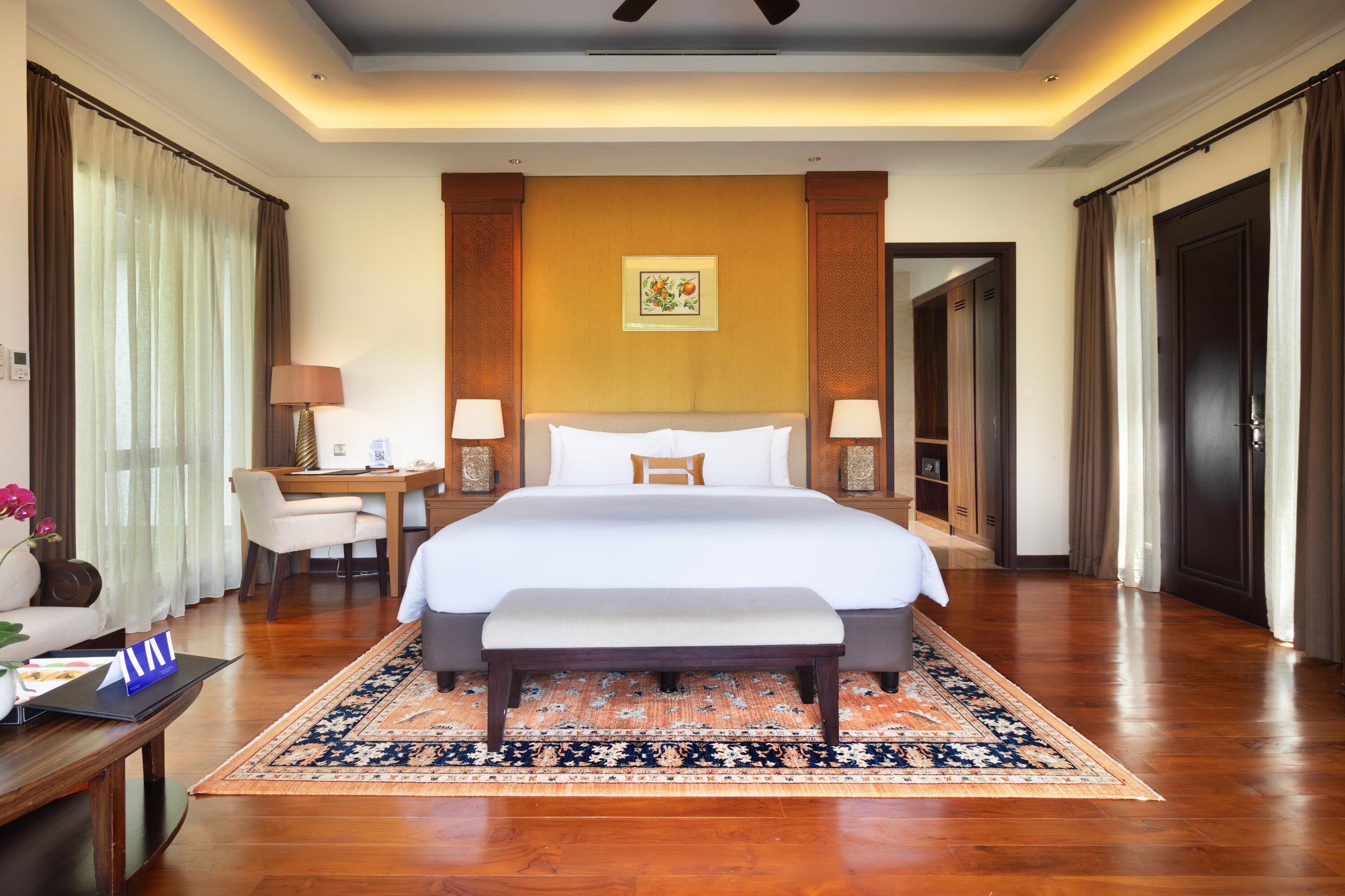 Vila superluxo, 1 quarto, piscina particular | Roupas de cama premium, cofres nos quartos, quartos à prova de som