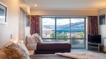 Suíte estúdio, acessível, vista para o lago | Vista do quarto