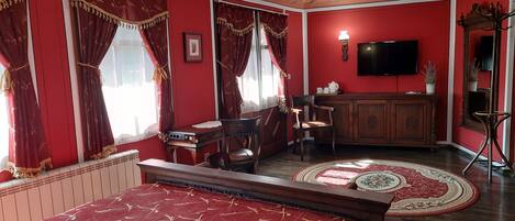 Apartamento standard | Wi-Fi de cortesia, roupa de cama