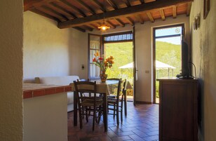 Apartamento Comfort, 1 quarto, vista para o jardim, no rés do chão | Sala | Televisor de ecrã plano de 32 polegadas com canais digitais 