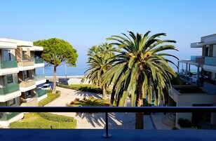 Quarto executivo, vista para o mar | Terraço/pátio