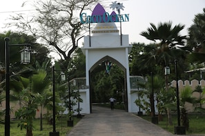 Entrada do alojamento