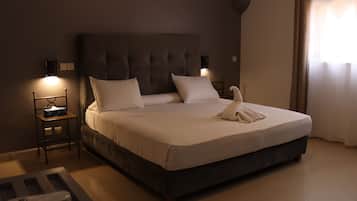 Suíte | 1 quarto, roupas de cama de algodão egípcio, camas Tempur-Pedic