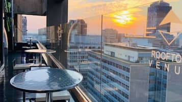 Vista para a cidade desde o alojamento