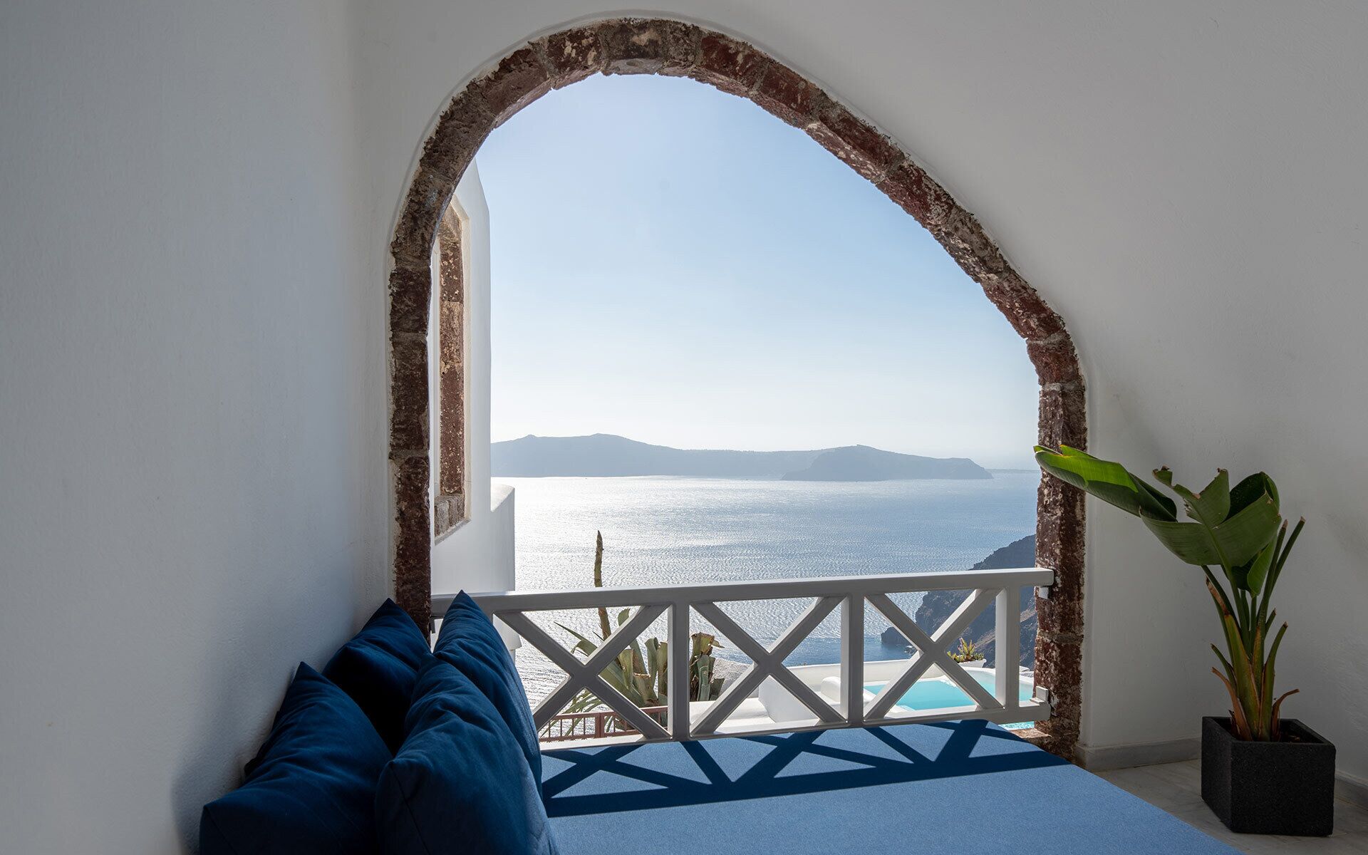 Two Bedroom Maisonette with Caldera View | Roupa de alta qualidade, cofre no quarto, quartos insonorizados 