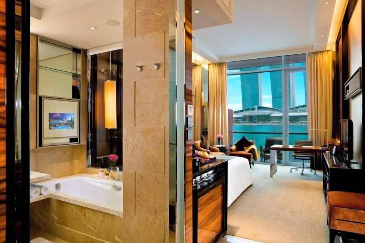 Lençóis de algodão egípcio, roupa de alta qualidade, minibar 