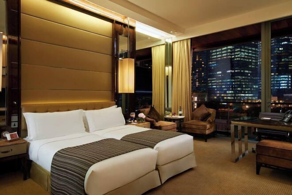 Lençóis de algodão egípcio, roupa de alta qualidade, minibar 