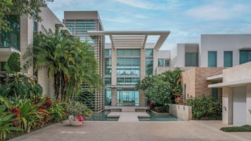 Villa, 1 quarto (Casa Estancias) | Lençóis de algodão egípcio, roupa de alta qualidade, edredões de penas