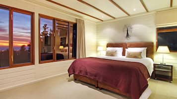 Casa de campo conforto, vista para o oceano, de frente para o mar (Ezantsi - Self Catering) | 1 quarto, roupas de cama de algodão egípcio, roupas de cama premium