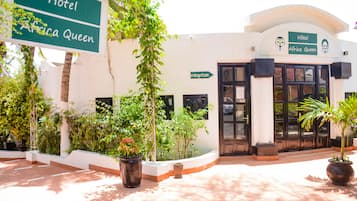 Entrada do alojamento