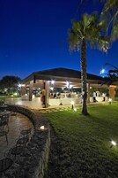 Espaço exterior para banquetes