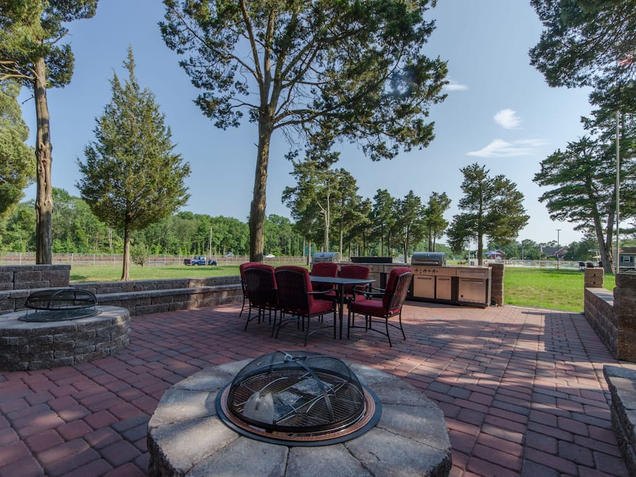 Área para churrascos e piqueniques