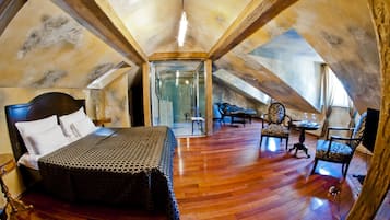 Junior Suite Sea View | Sala | Televisor