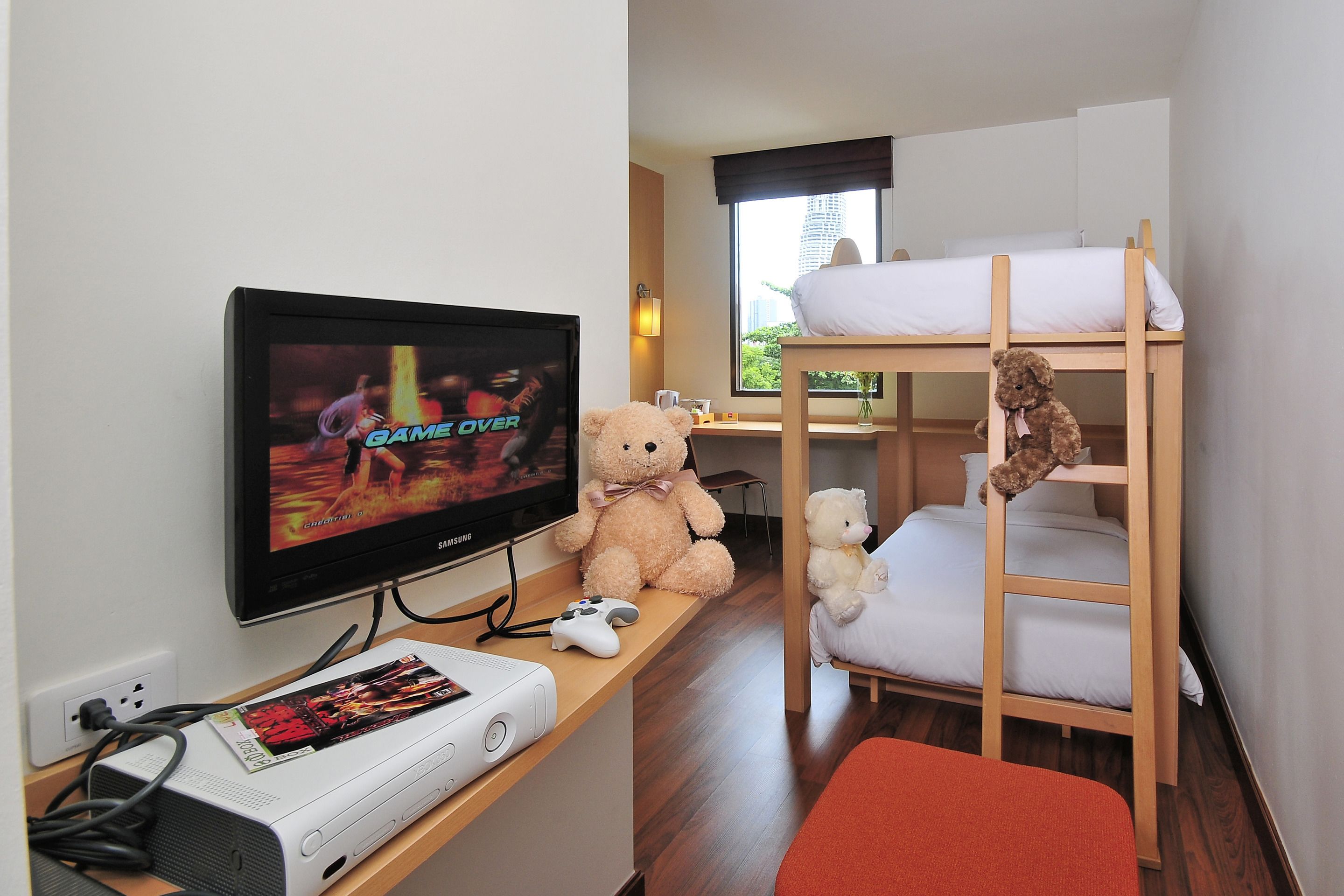 Quarto Familiar, várias camas | Vista do quarto