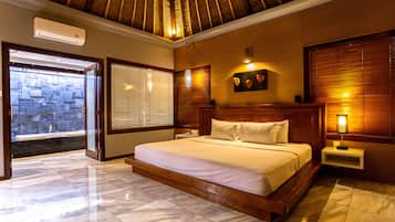 Villa Premier, 1 quarto, piscina privativa | 1 quarto, secretária, ferro/tábua de engomar, Wi-fi