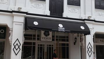 Entrada do alojamento