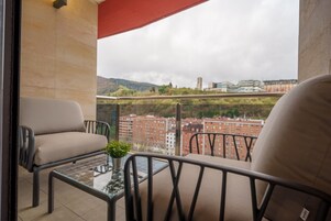 Apartamento Premium, 2 quartos, terraço | Terraço/pátio interior