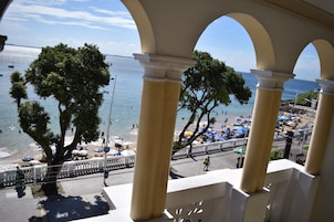 Quarto Duplo, 1 cama queen-size, vista para o mar | Varanda