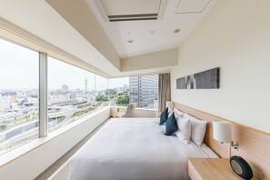 Roupas de cama premium, edredons de pluma, cofres nos quartos