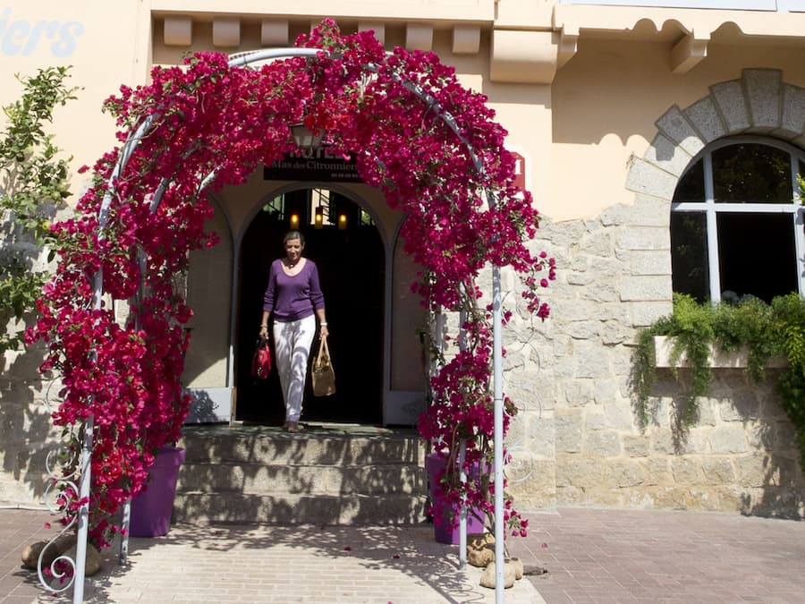 Entrada do alojamento