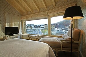 Quarto Duplo Panorâmico, 1 cama king-size | 1 quarto, roupa de alta qualidade, camas de colchão viscoelástico 