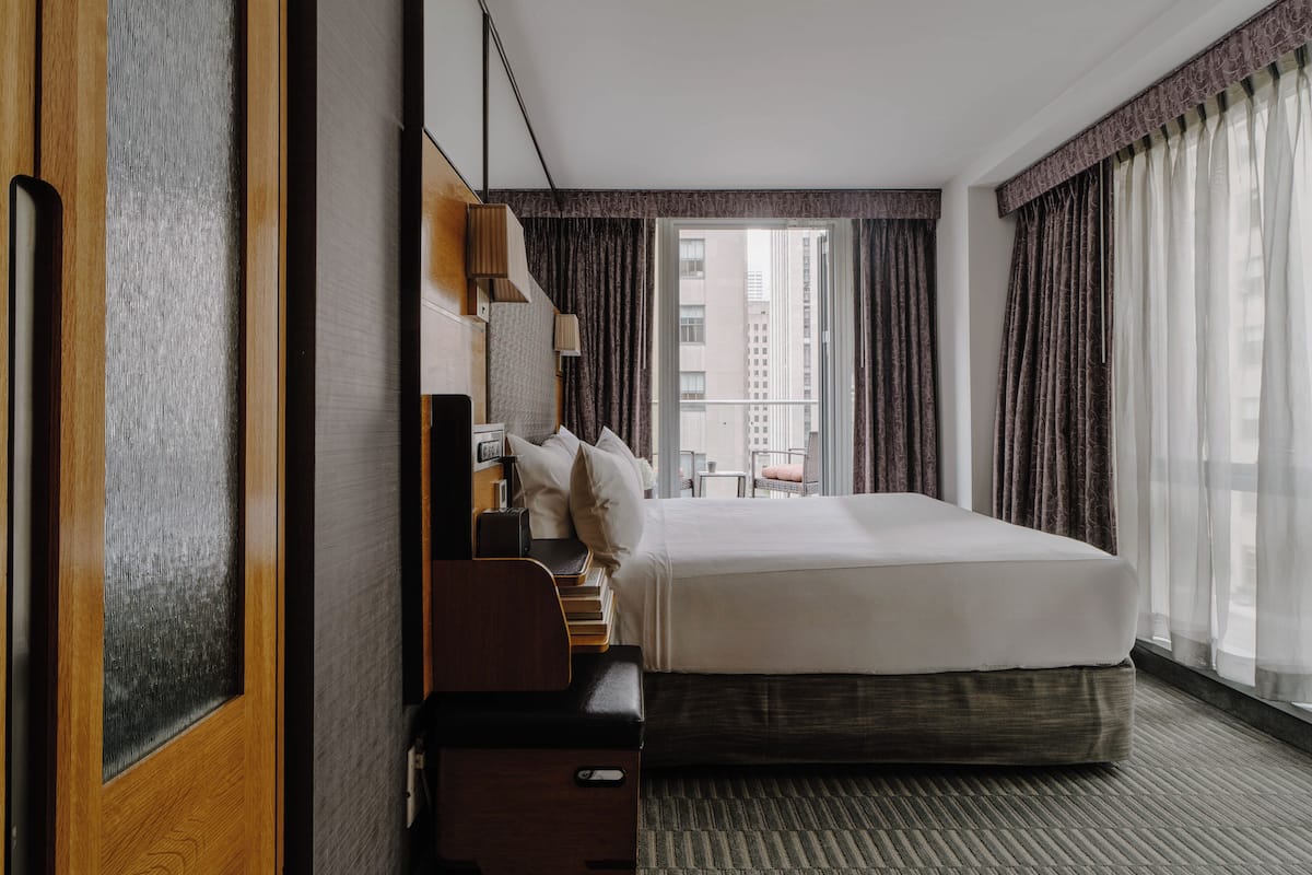 Quarto Superior, terraço | Roupa de alta qualidade, cofre no quarto, secretária 