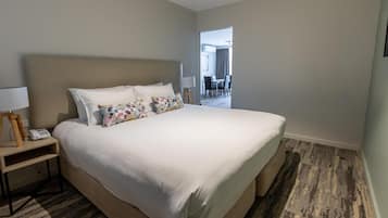 Apartamento, 1 quarto | Cofres nos quartos, cortinas blackout, quartos à prova de som