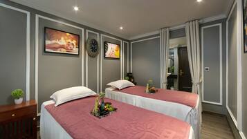 Tratamentos corporais, massagens de pedras quentes, massagens suecas