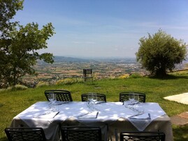 Refeições ao ar livre