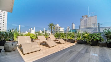 Terraço no piso superior