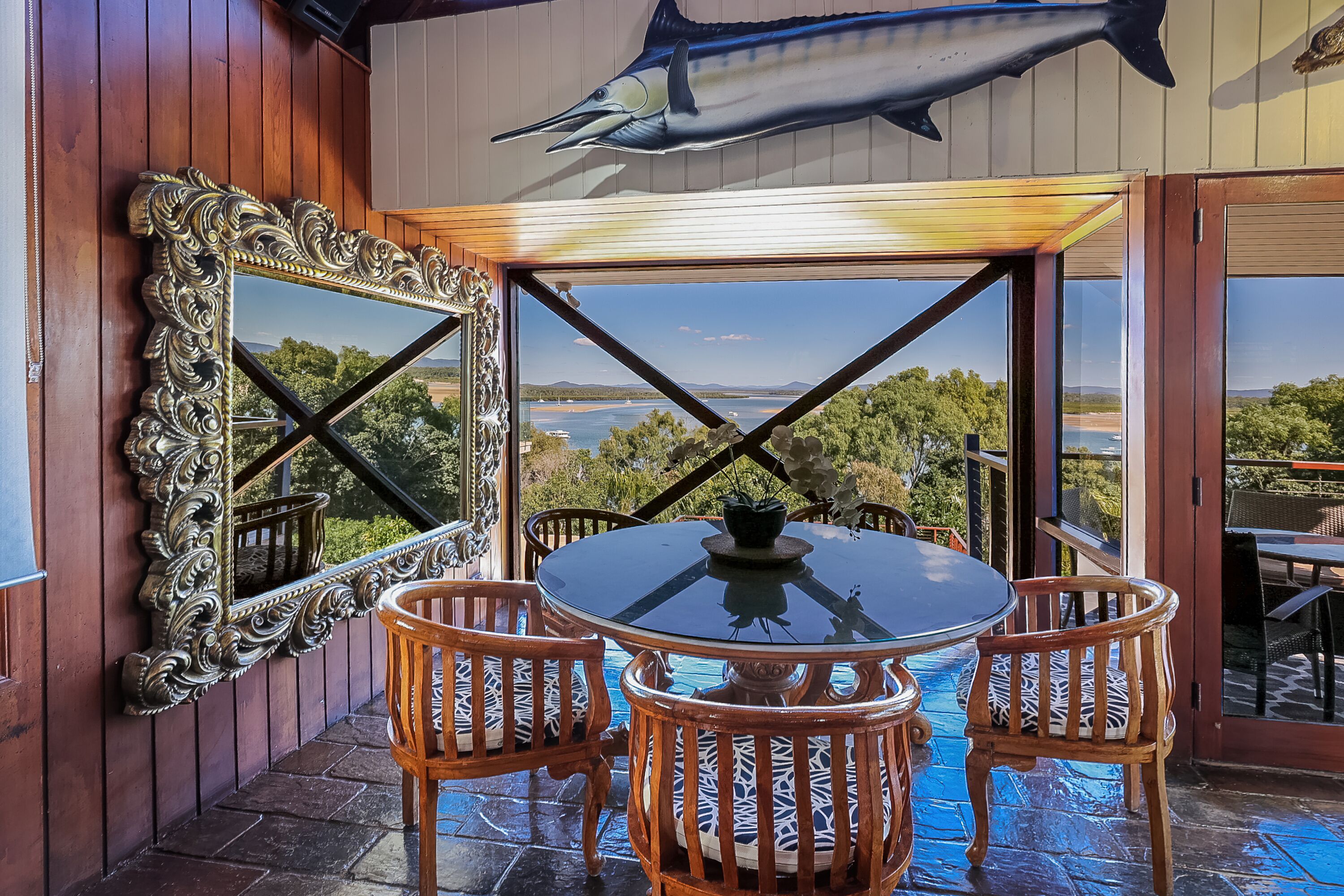 Vila panorâmica, 2 quartos, vista para o oceano | Roupas de cama premium, ferros/tábuas de passar roupa, roupa de cama
